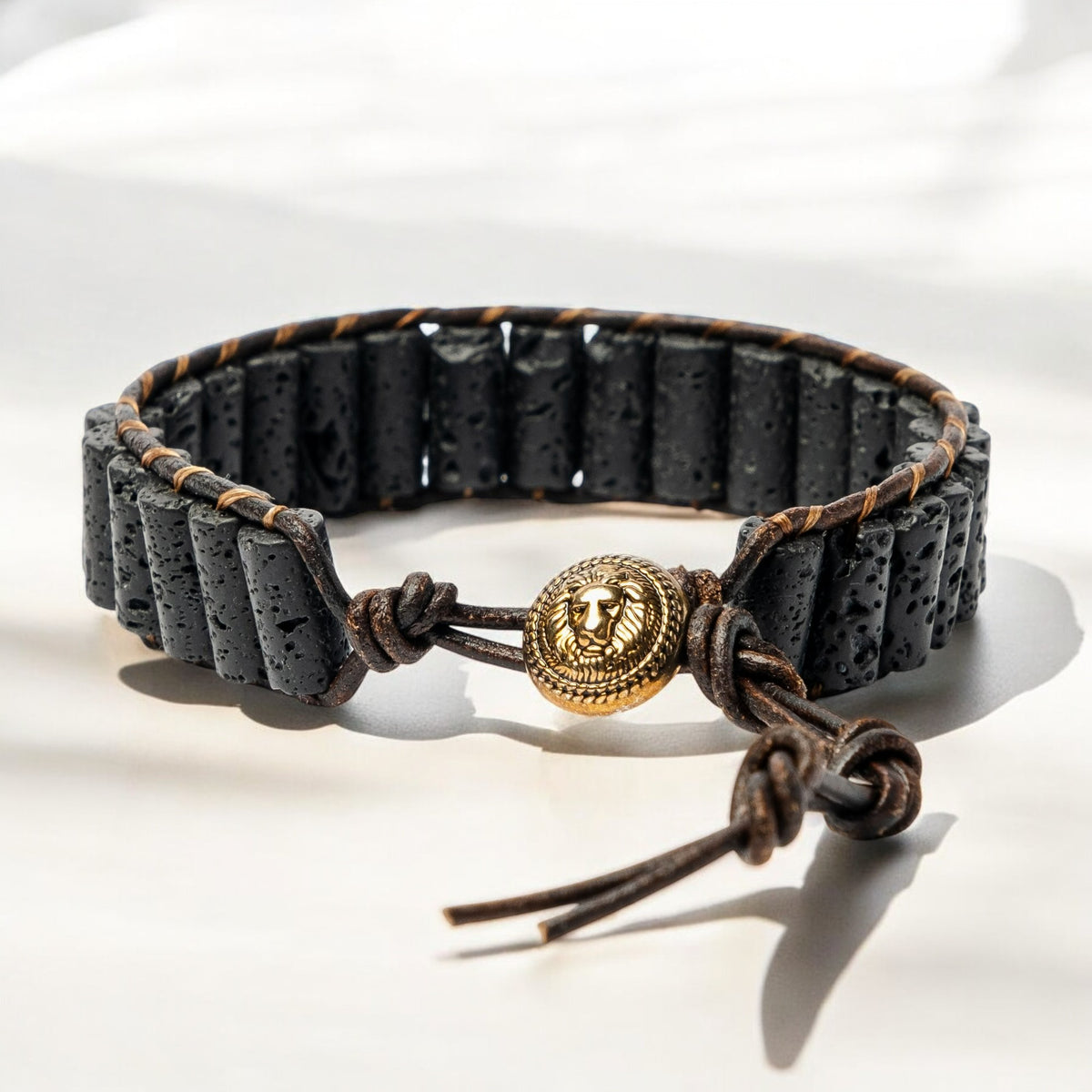 Men's Lava Stone Bracelet