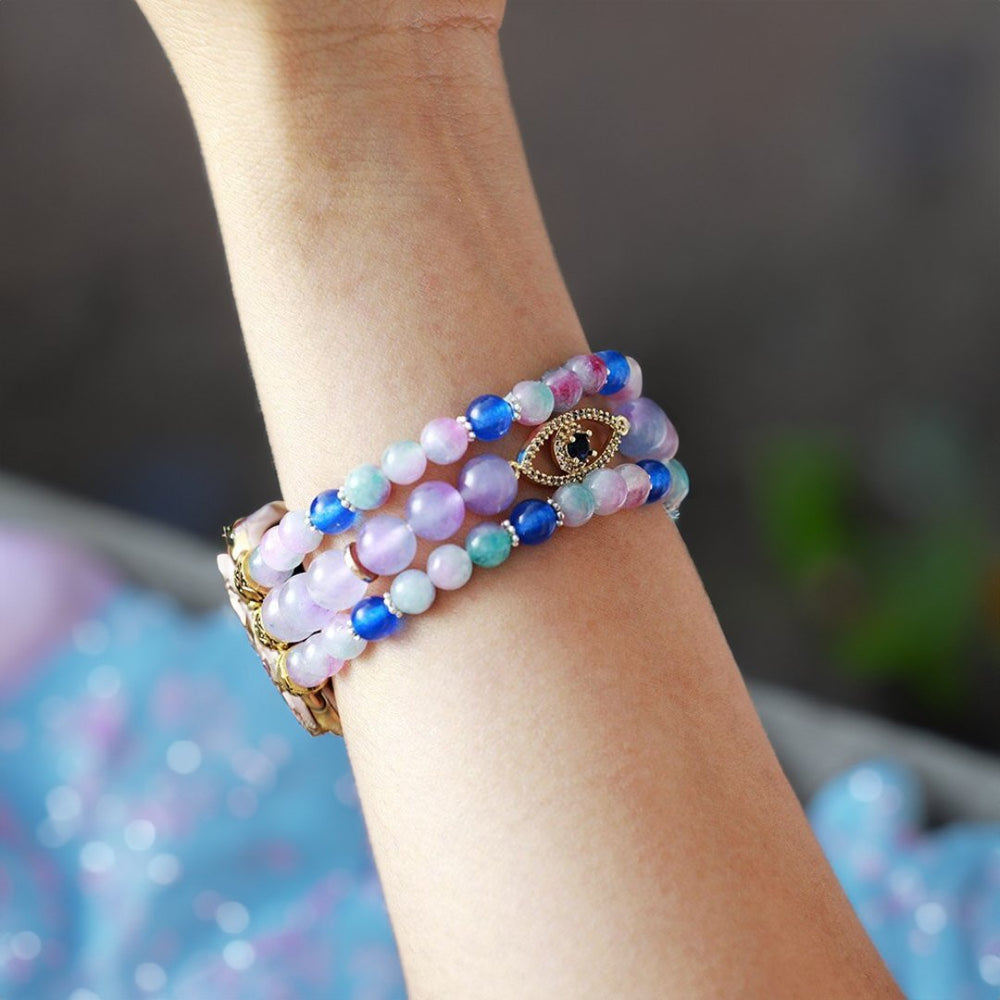 Lavender Gaze Stretch Apple Watch Strap